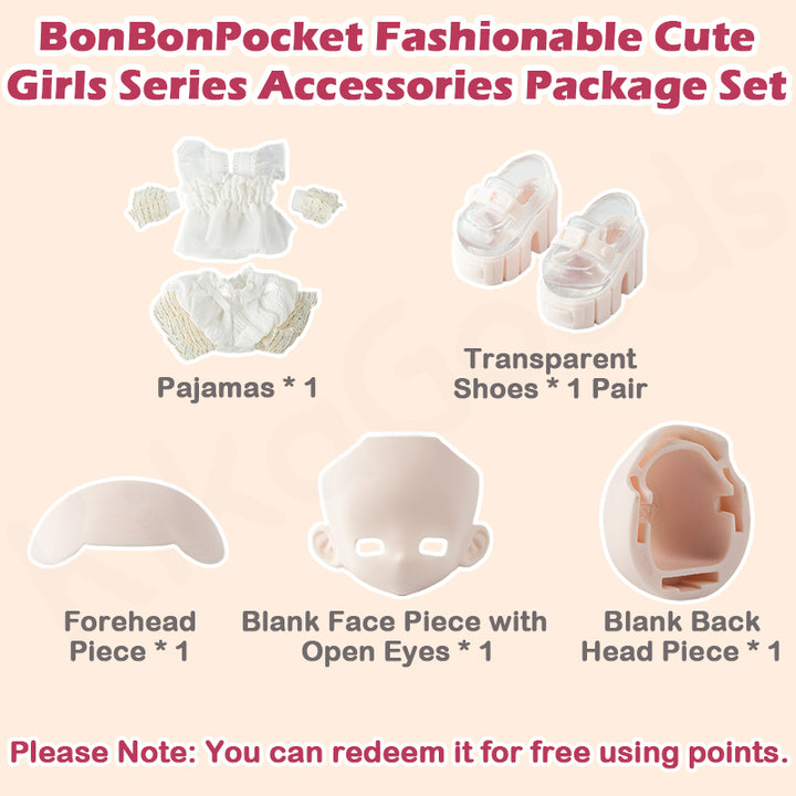 BonBonPocket Fashionable Cute Girls Series Accessories Package Set ...