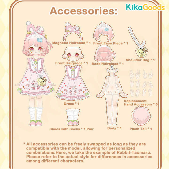 Minty Fantasy Forest Series Action Figure BJD Blind Box – KIKAGoods