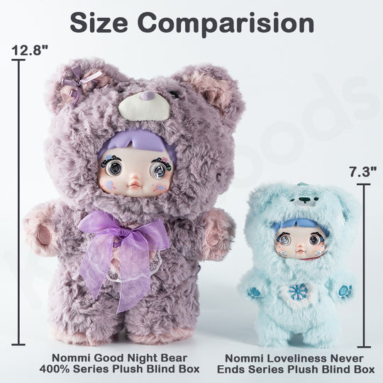 Nommi Good Night Bear 400% Series Plush Blind Box – KIKAGoods