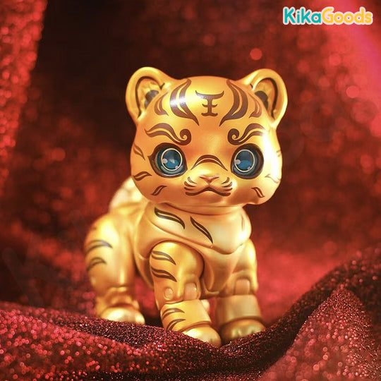 Inscribed Bronze Tiger Tally Gold Fuzai Limited Action Figure – KIKAGoods