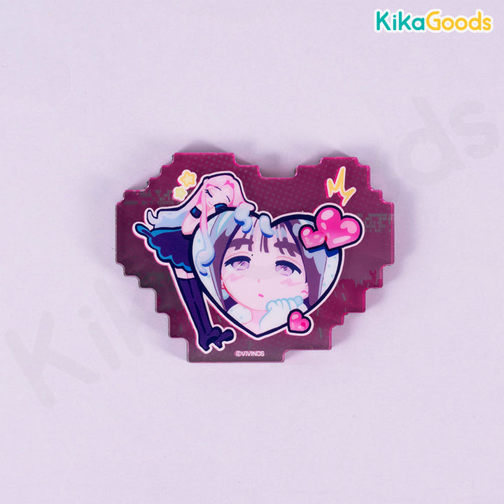 Alien Stage DLC Love Hate & Fruity Heart Series Acrylic Fridge Magnets ...