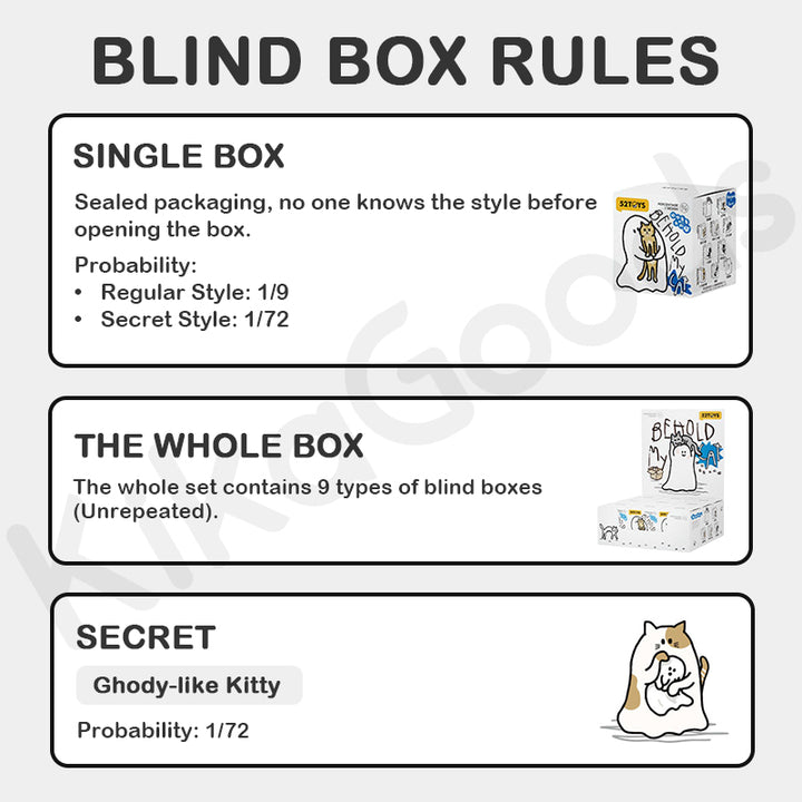 Ghody Behold My Cat Series Mini Blind Box – KIKAGoods